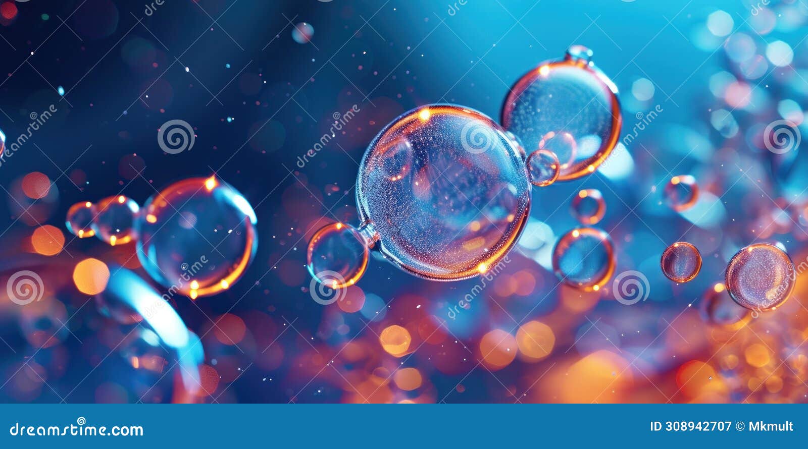 Group of Bubbles Floating in Air Stock Image - Image of suspension ...