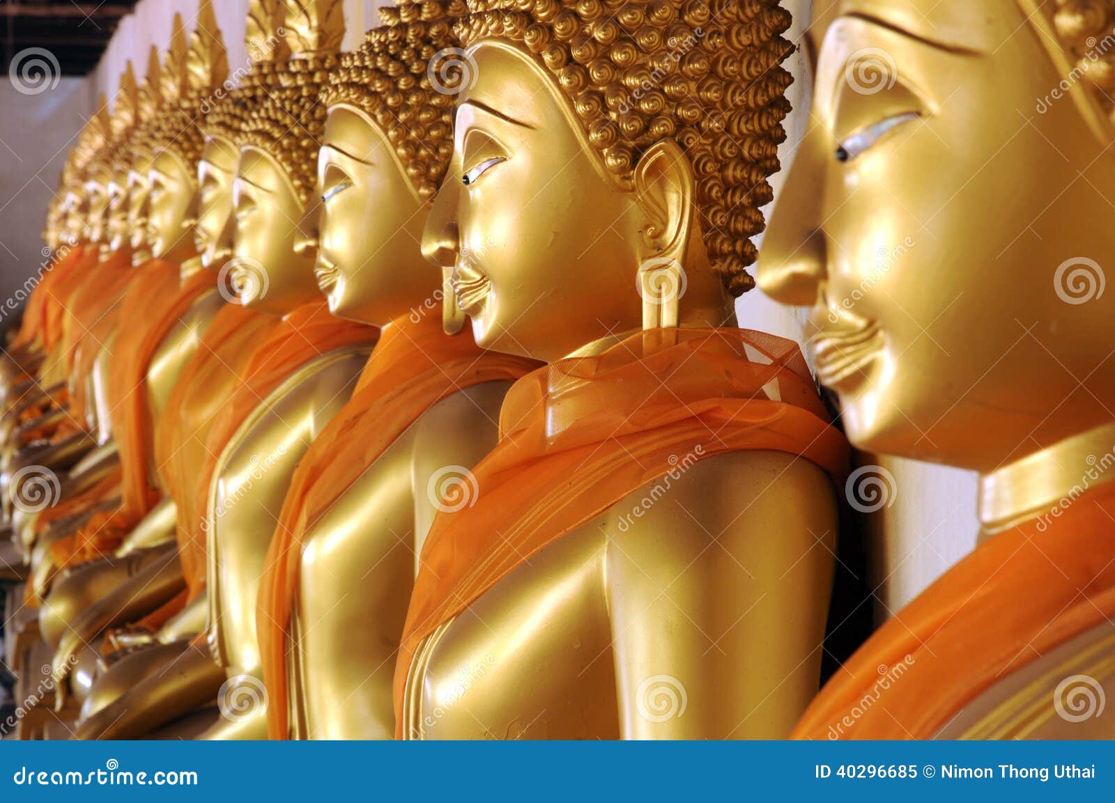 Group of Buddha Statue,thailand Stock Image - Image of buddhism, east ...