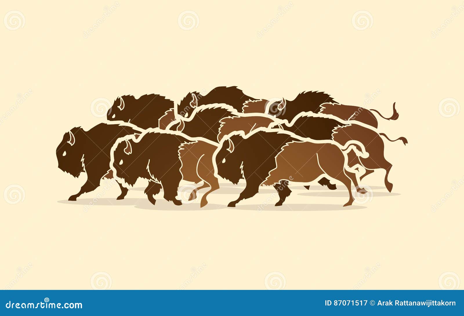 Buffalo Cartoons, Illustrations & Vector Stock Images - 85343 Pictures ...