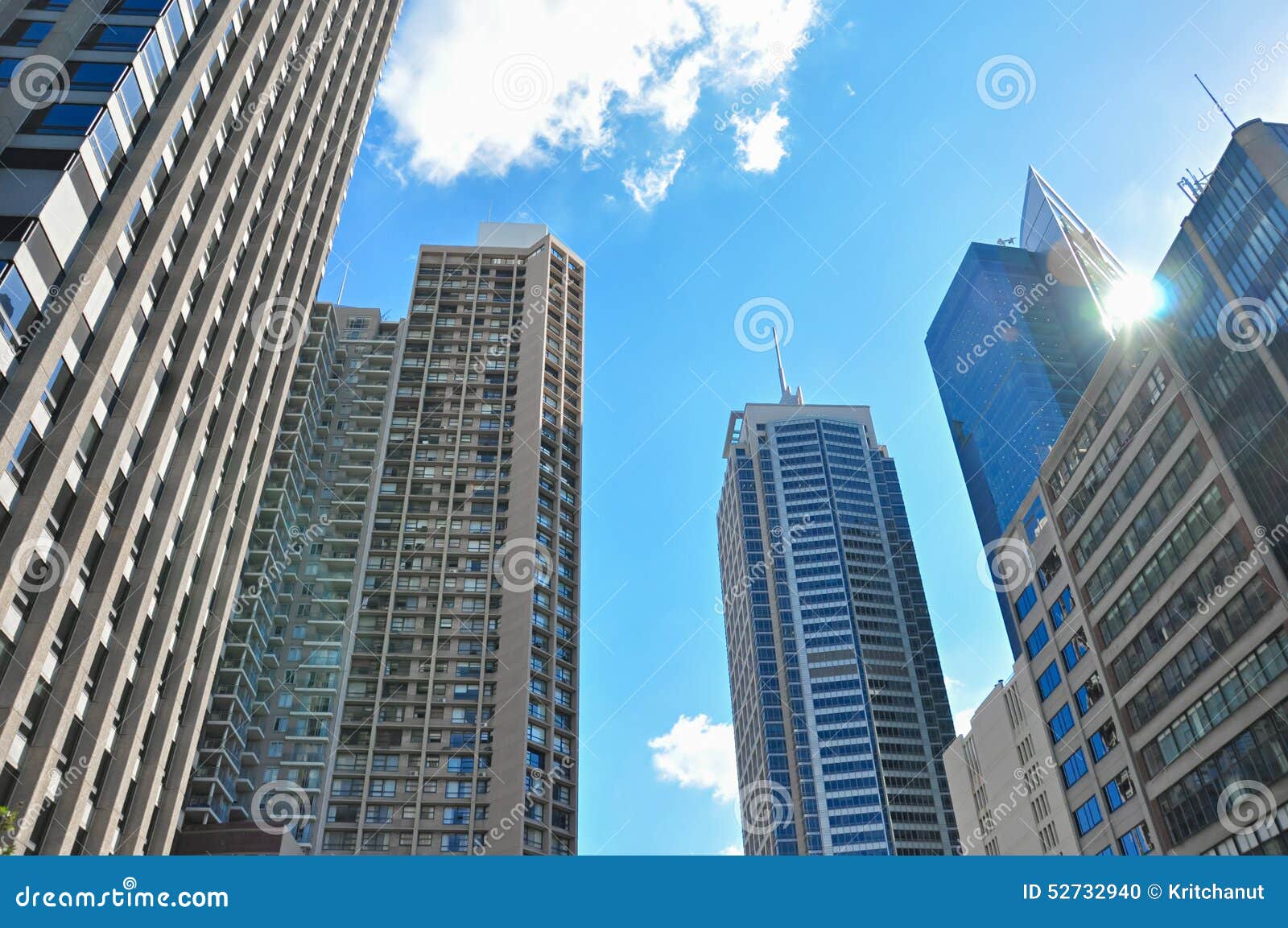 Group of Buildings in the City Stock Photo - Image of city ...