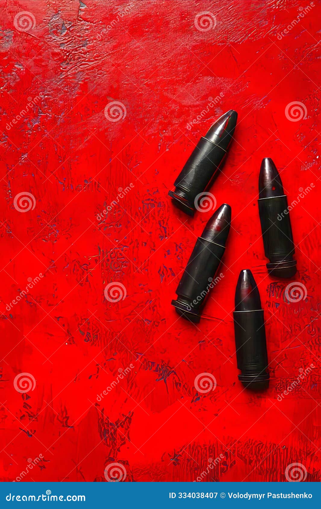 A Group of Bullets on a Red Background Stock Image - Image of manner ...