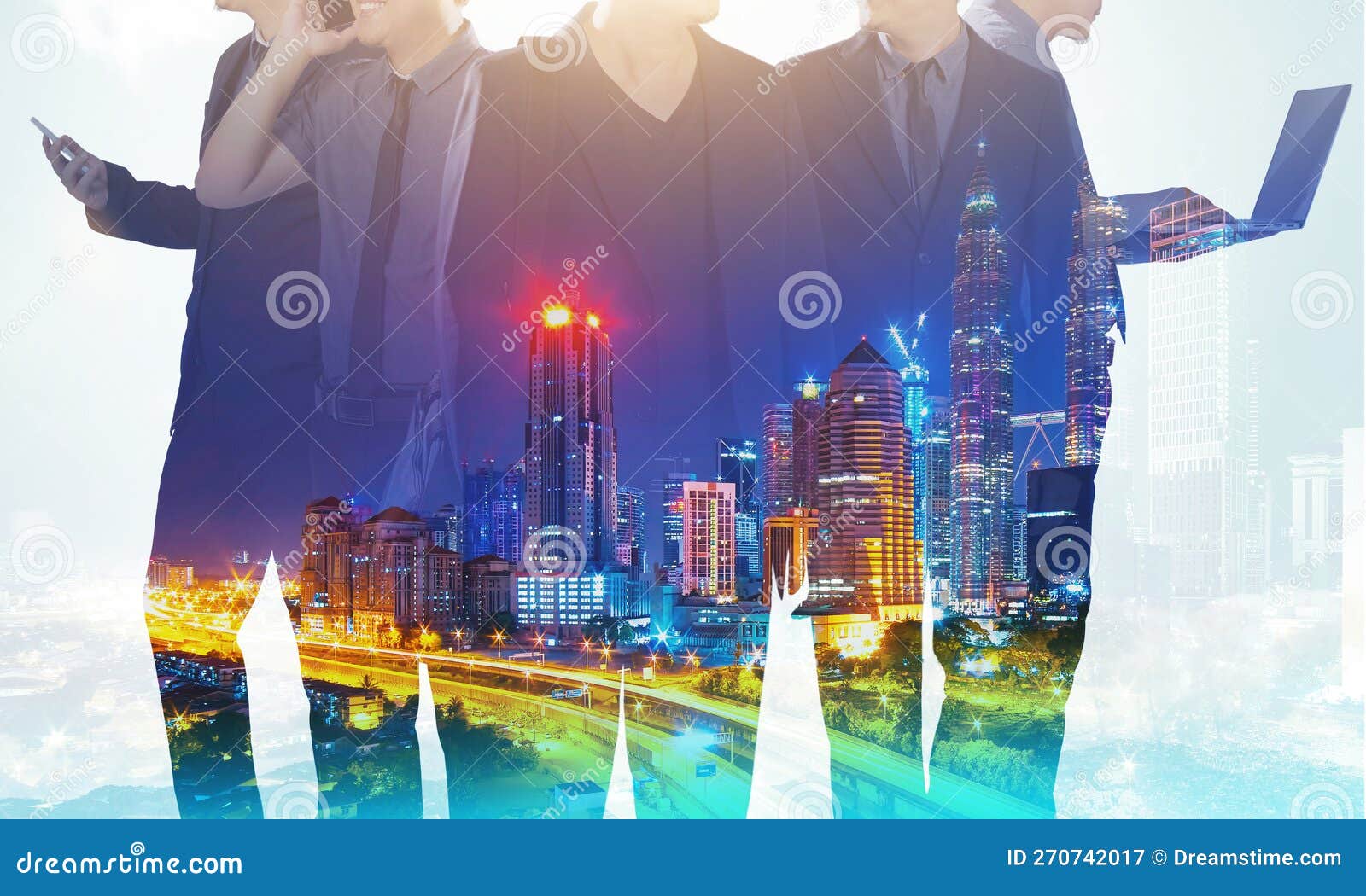 A Group of Business Elite Concept Stock Illustration - Illustration of ...