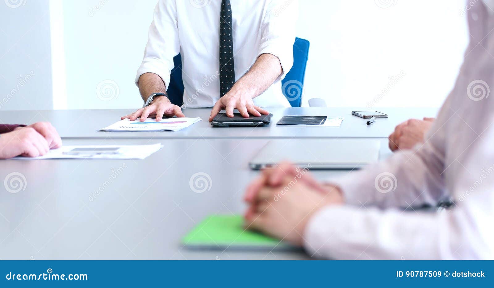 Group of Business Man on Meeting Stock Image - Image of caucasian ...
