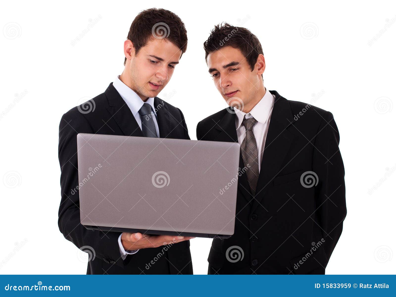 Group of Business Men Working Together Stock Image - Image of ...