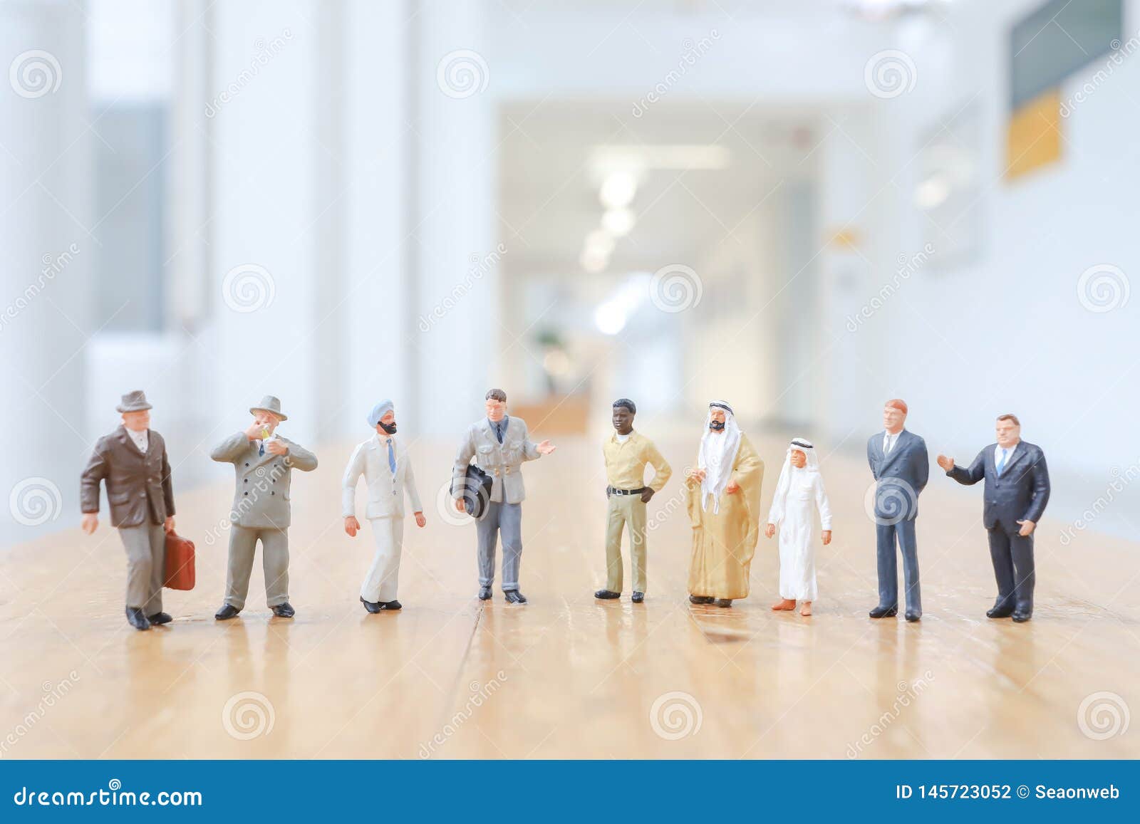 Group of Business Mini of People Standing Stock Photo - Image of ...