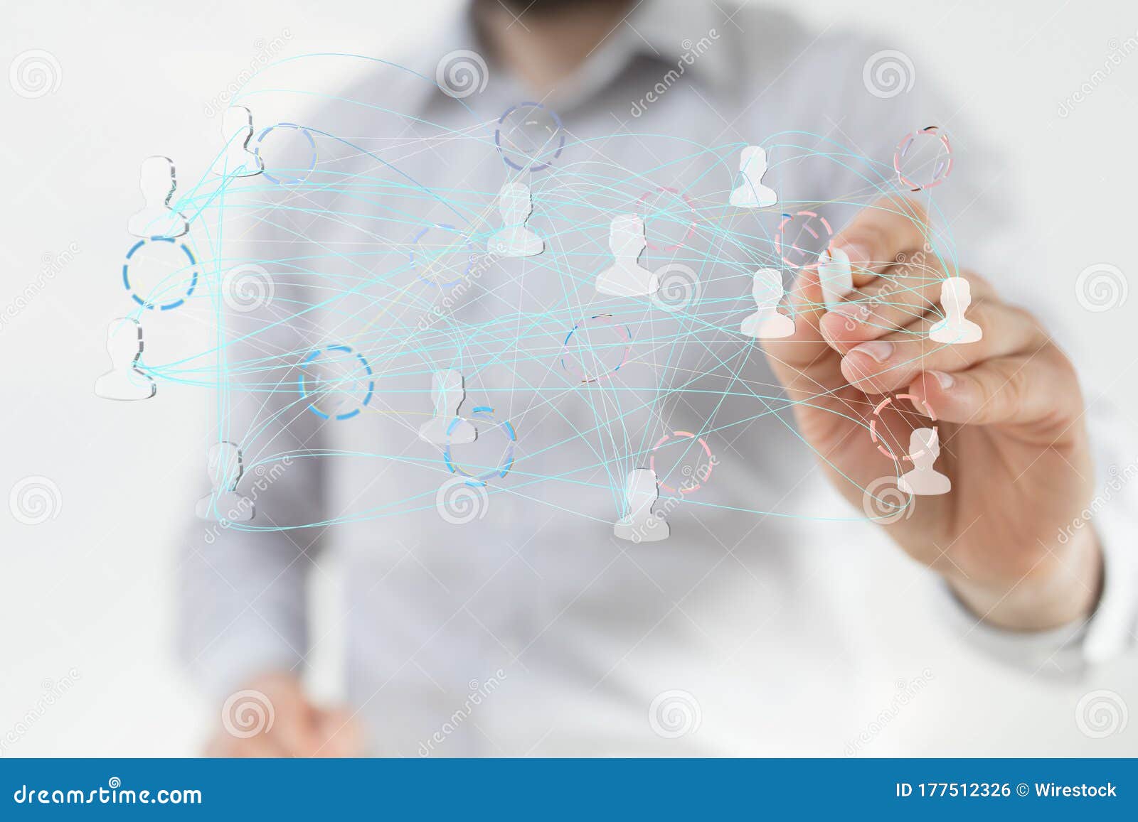 A Group of Business Partner Looking for the Future Stock Photo - Image ...