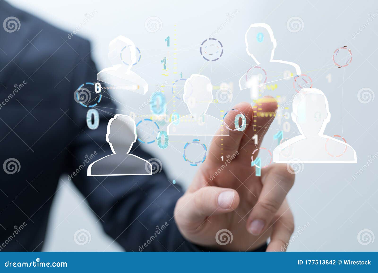A Group of Business Partner Looking for the Future Stock Photo - Image ...