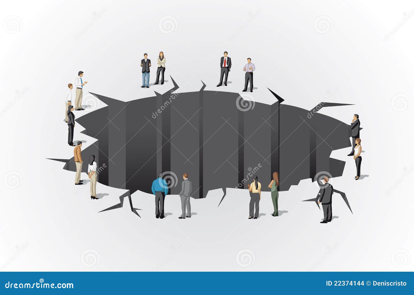 Group of Business People Around Hole Stock Vector - Illustration of ... Group of Business People Around Hole Stock Vector - Illustration of ...