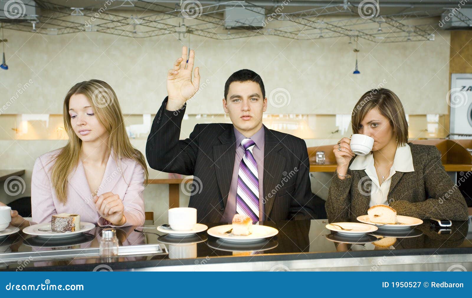 Group of Business People at the Bar Stock Image - Image of notice ...