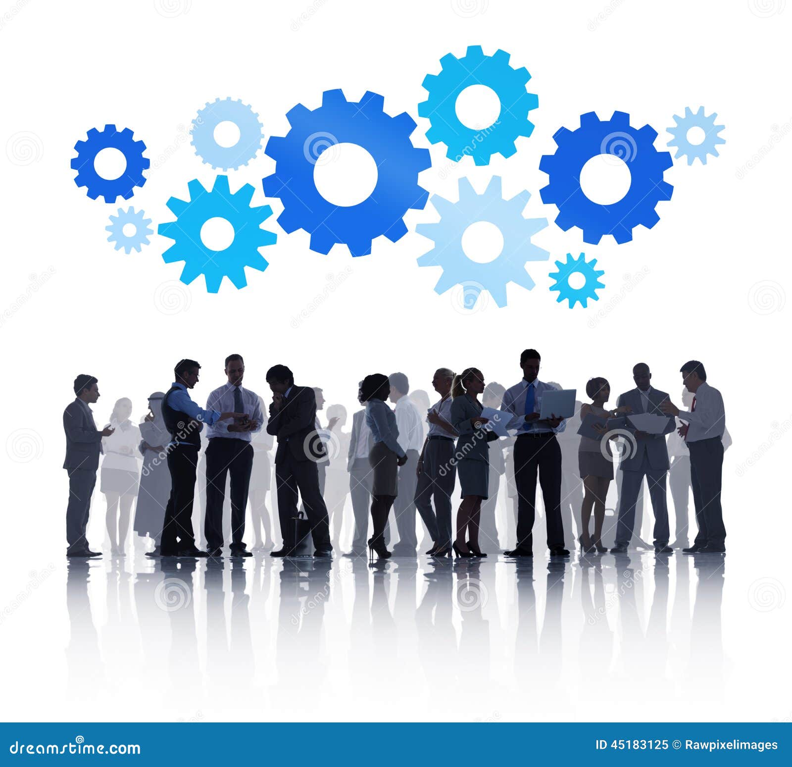 Group of Business People with Business Discussion Stock Image - Image ...