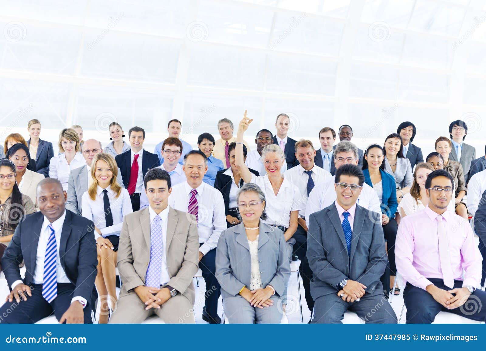 Group of Business People in Business Presentation Stock Image - Image ...