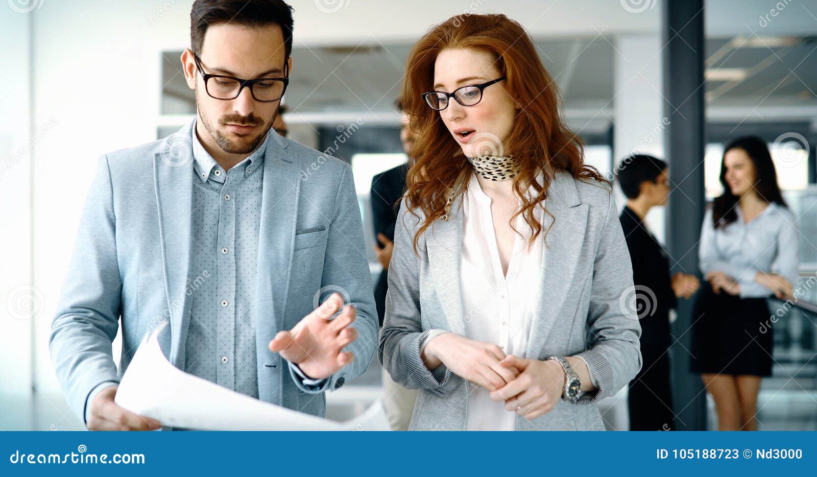 Group of Business People Collaborating in Office Stock Image - Image of ... Group of Business People Collaborating in Office Stock Image - Image of ...
