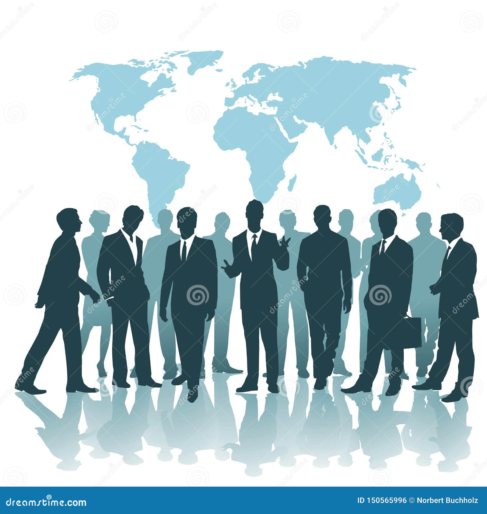 Group of Business People Decide, Stock Vector - Illustration of white ...