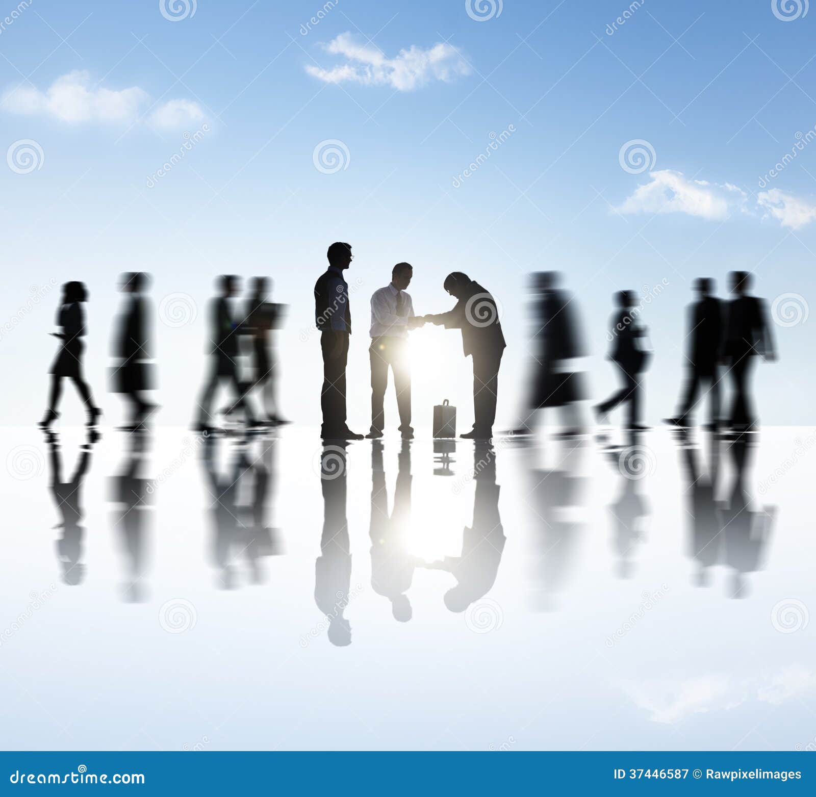 Group of Business People with Different Activity Stock Image - Image of ...