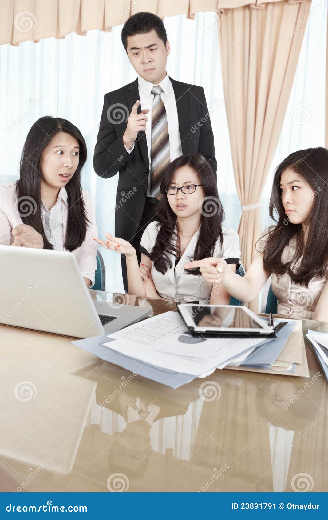 Group of Business People Discussion Stock Image - Image of gadget ...