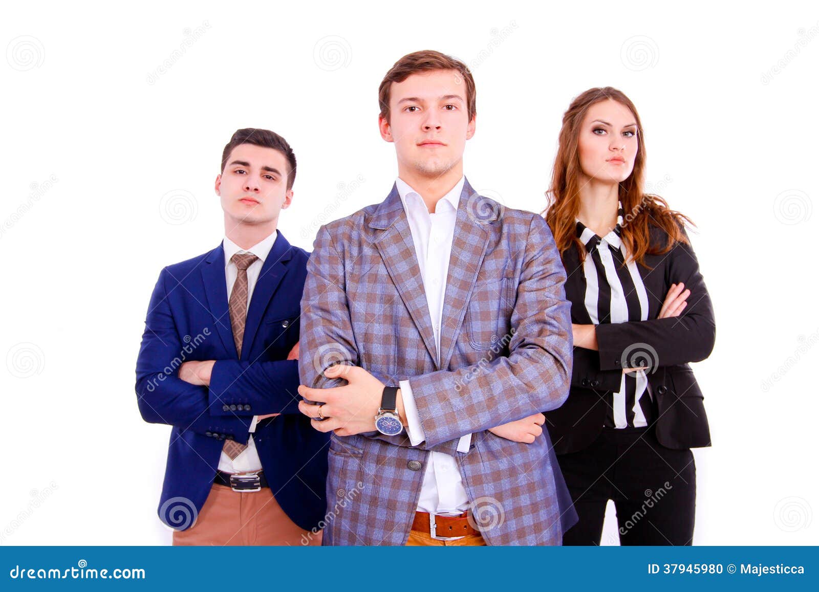 Group of Business People with Folded Hands Stock Photo - Image of ...