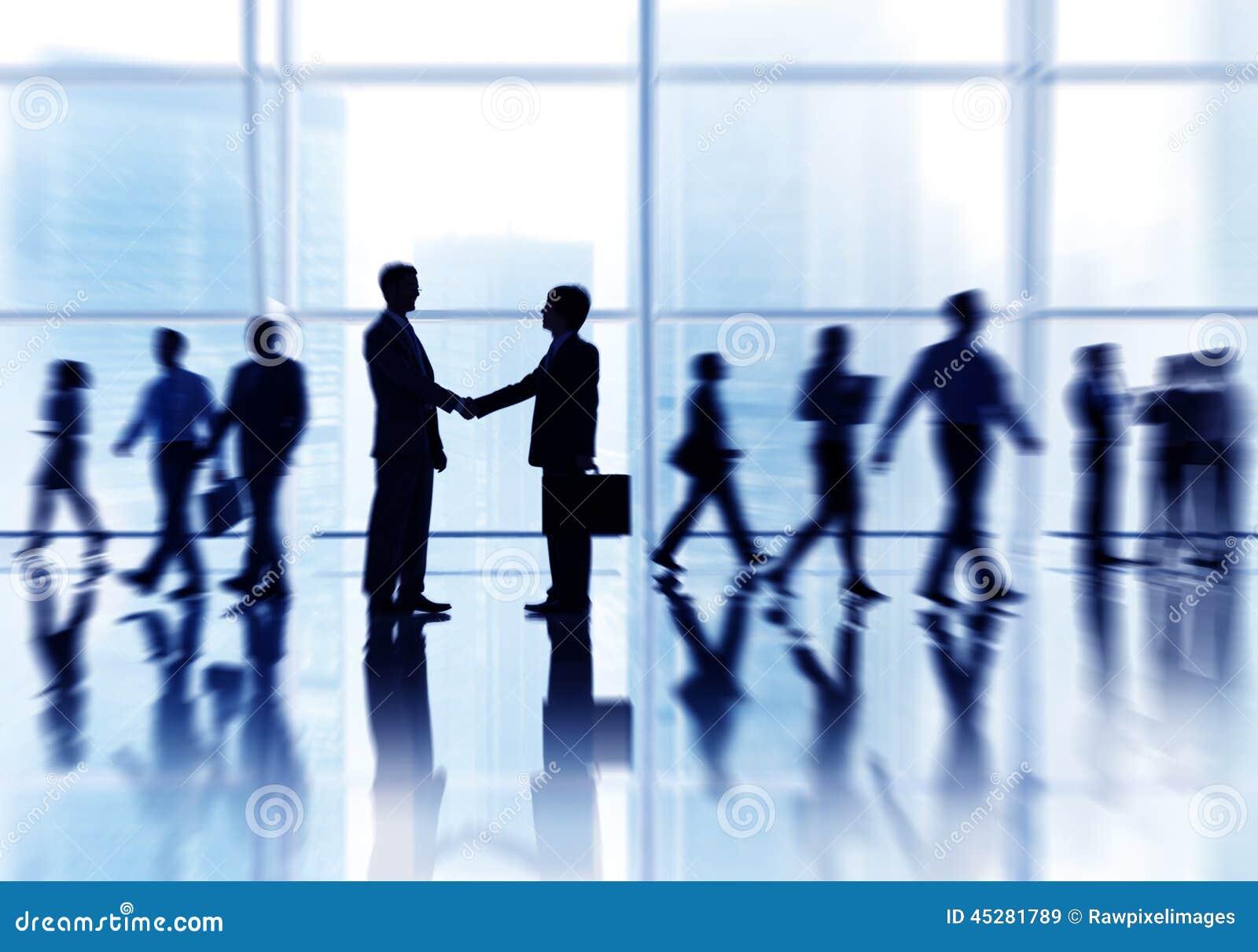 Group of Business People Global Business Greeting Stock Image - Image ...