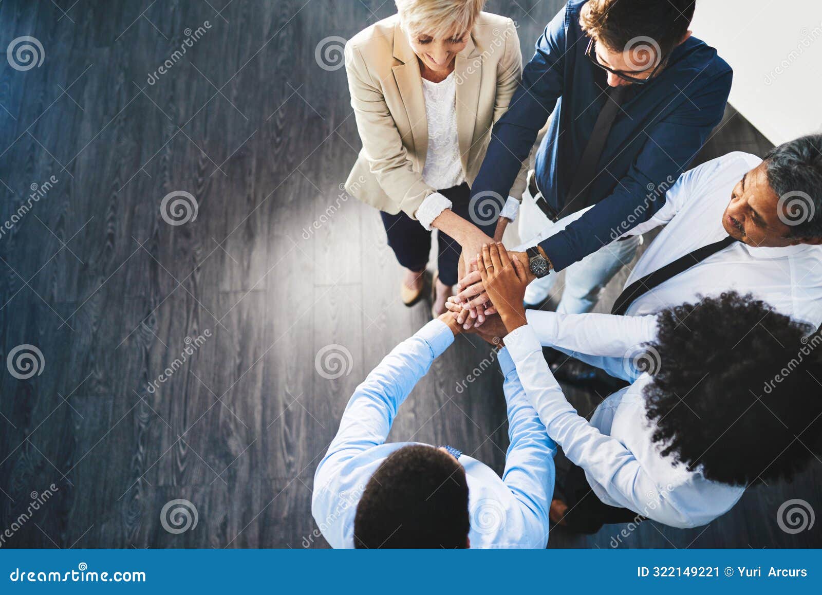 Group, Business People or Hands in Stack at Seminar, Collaboration or ...