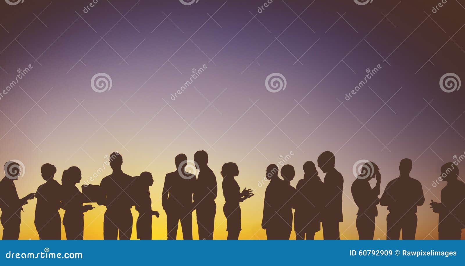 Group Business People Interaction Silhouette Concept Stock Image ...