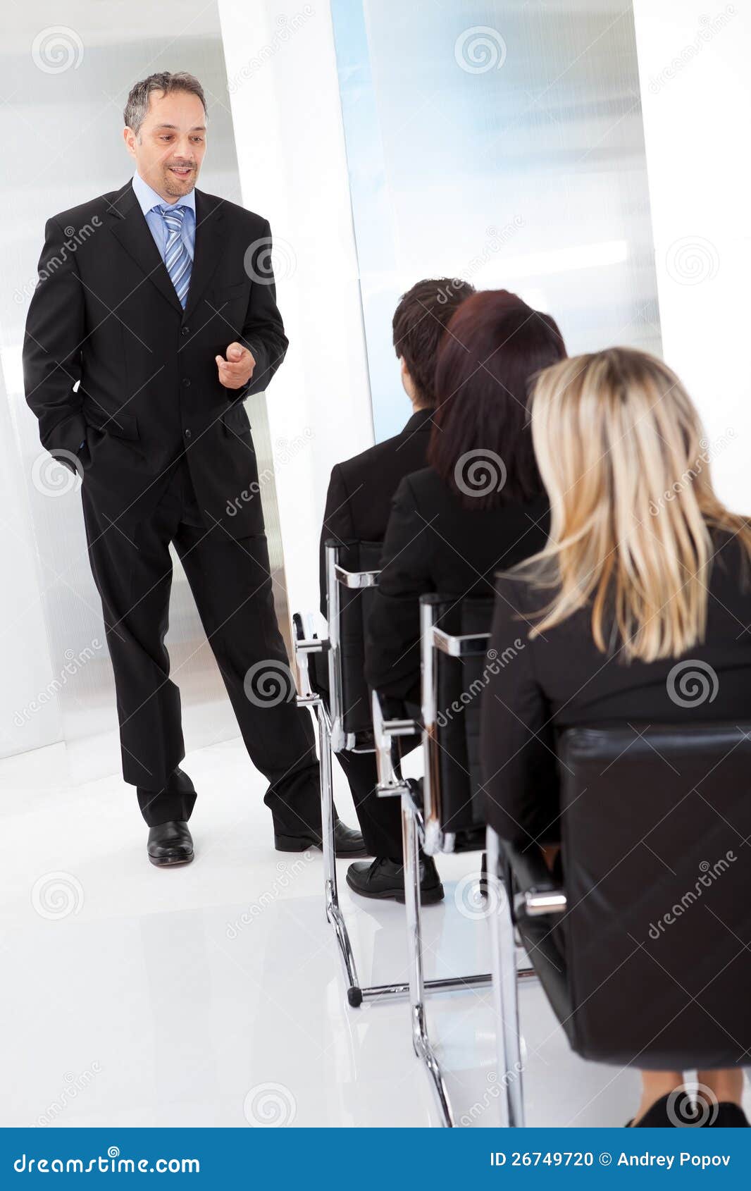 Group of Business People at the Lecture Stock Photo - Image of making ...