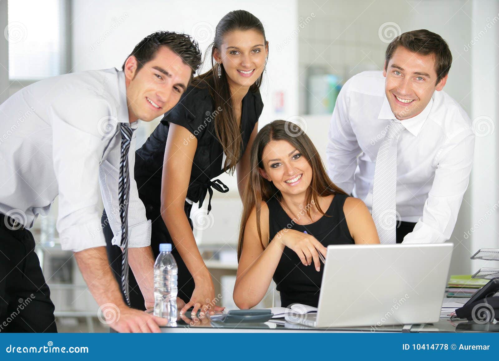 Group of Business People in the Office Stock Photo - Image of salesman ...