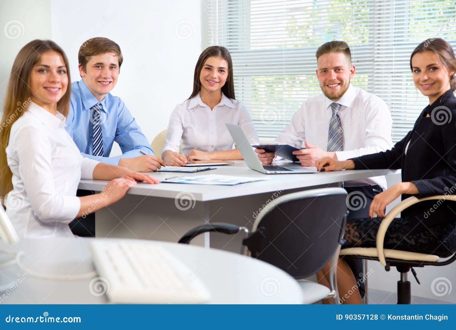 Group of Business People in Office. Stock Photo - Image of entrepreneur ...