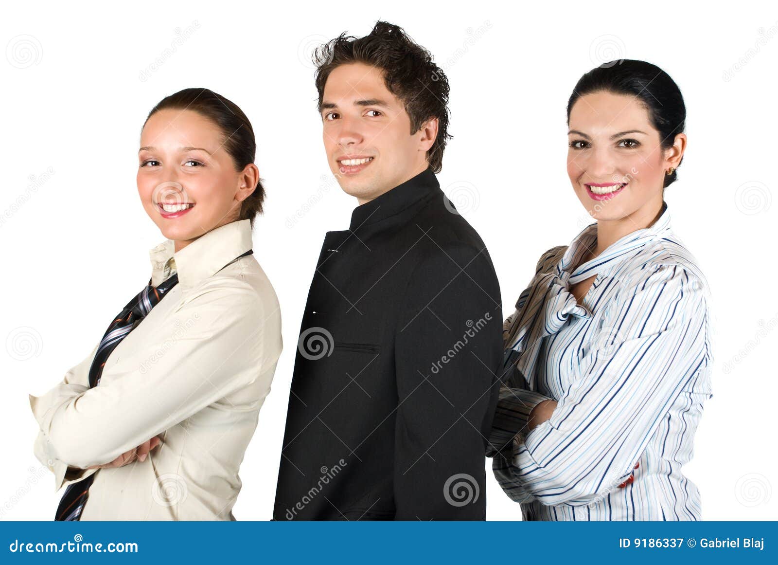 Group of Business People in Profile Stock Image - Image of hair, formal ...