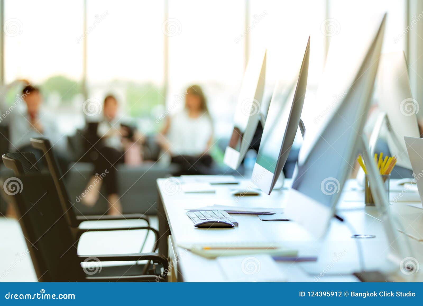 Group of Business People Relax in the Modern Office.there are M Stock ...