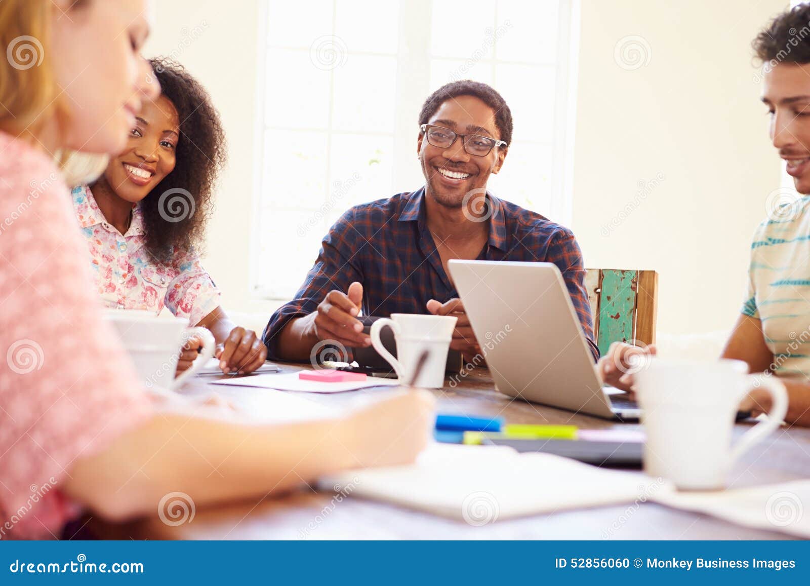 Group of Business People Sitting Around Table in Meeting Stock Photo ... Group of Business People Sitting Around Table in Meeting Stock Photo ...