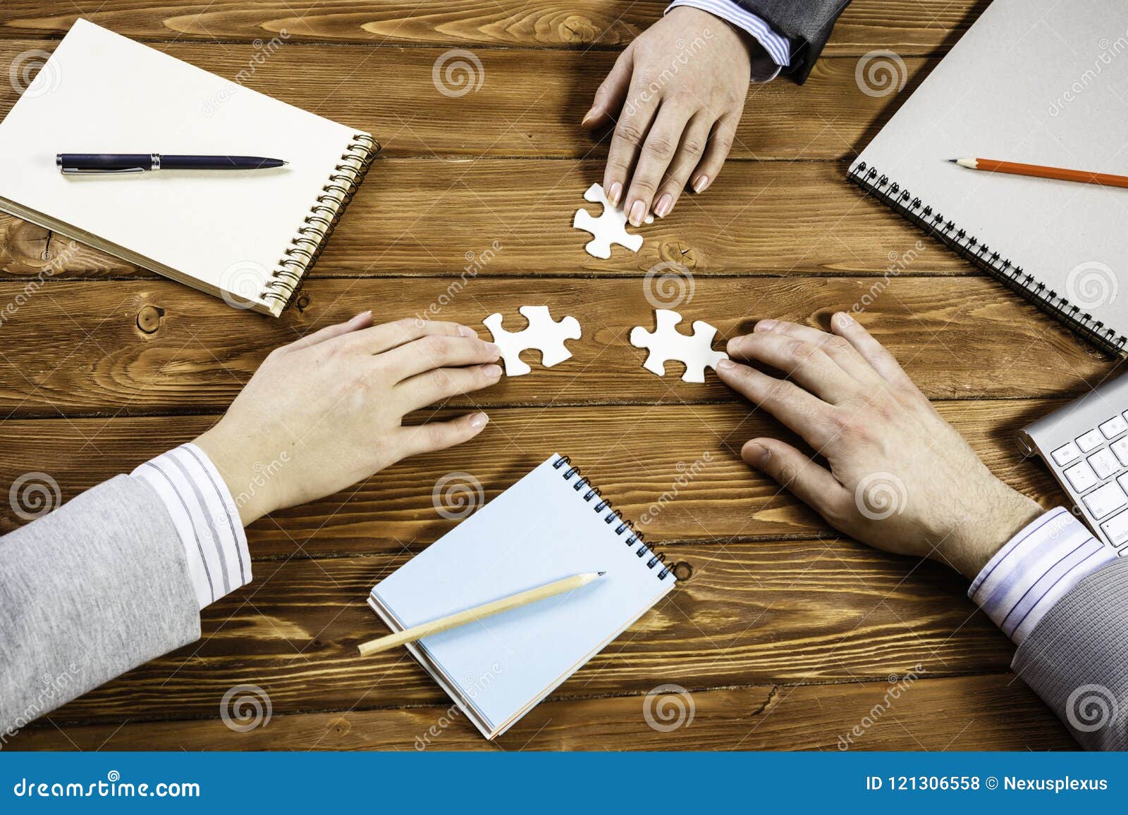 Finally finding solution stock photo. Image of partnership - 121306558