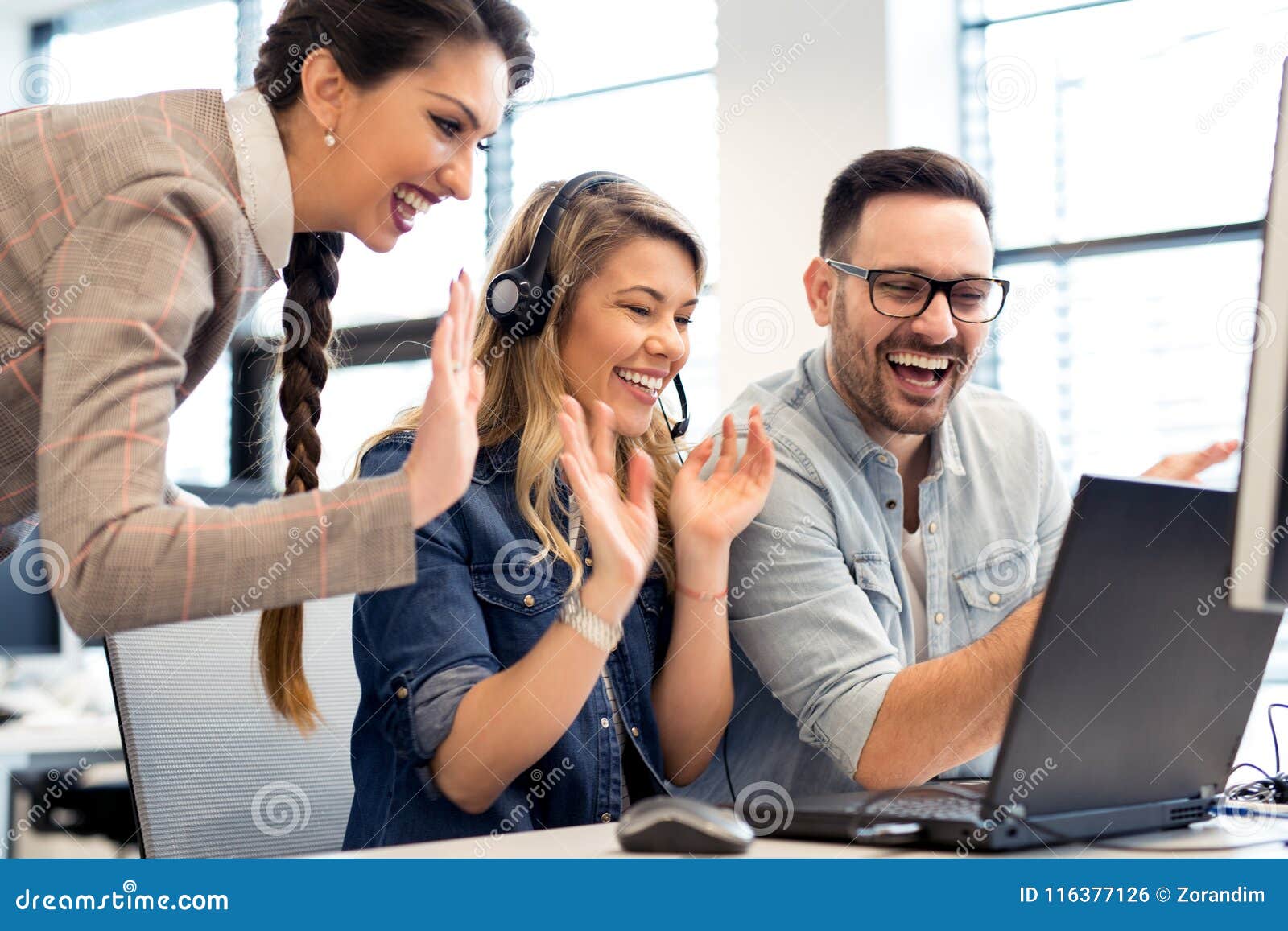 Group of Business People and Software Developers Working As a Team in ... Group of Business People and Software Developers Working As a Team in ...