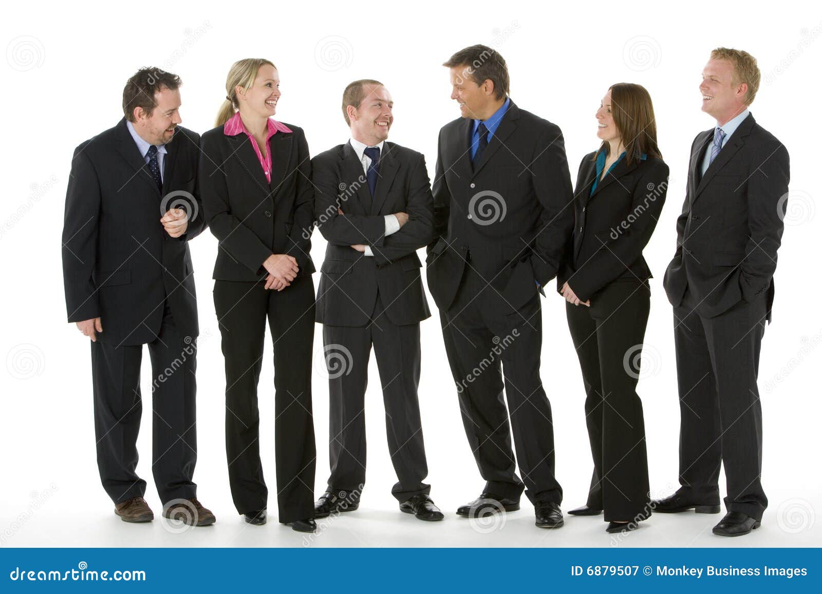 Group of Business People Standing Stock Image - Image of colour ...
