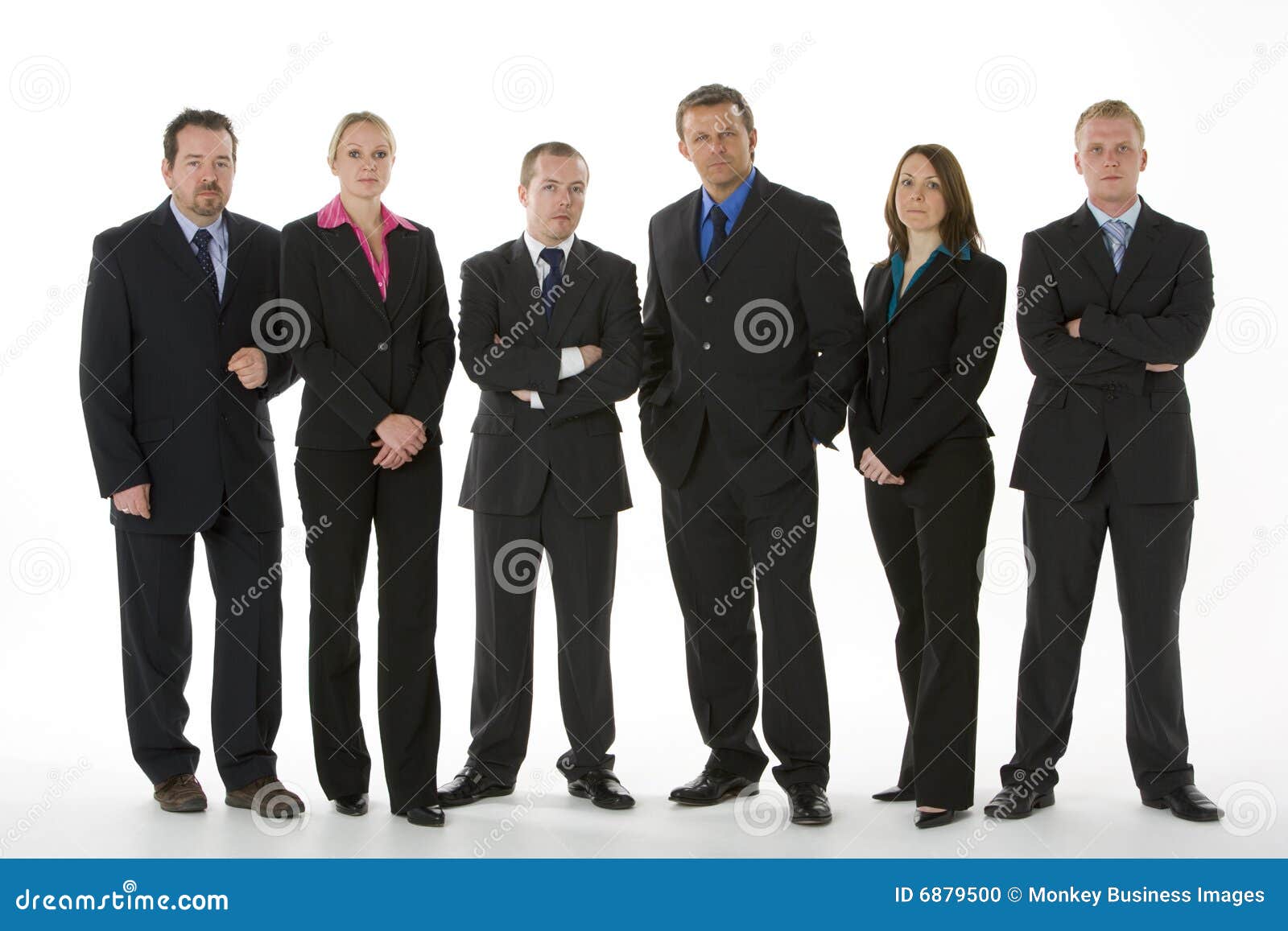 Group of Business People Standing in a Line Stock Photo - Image of team ...