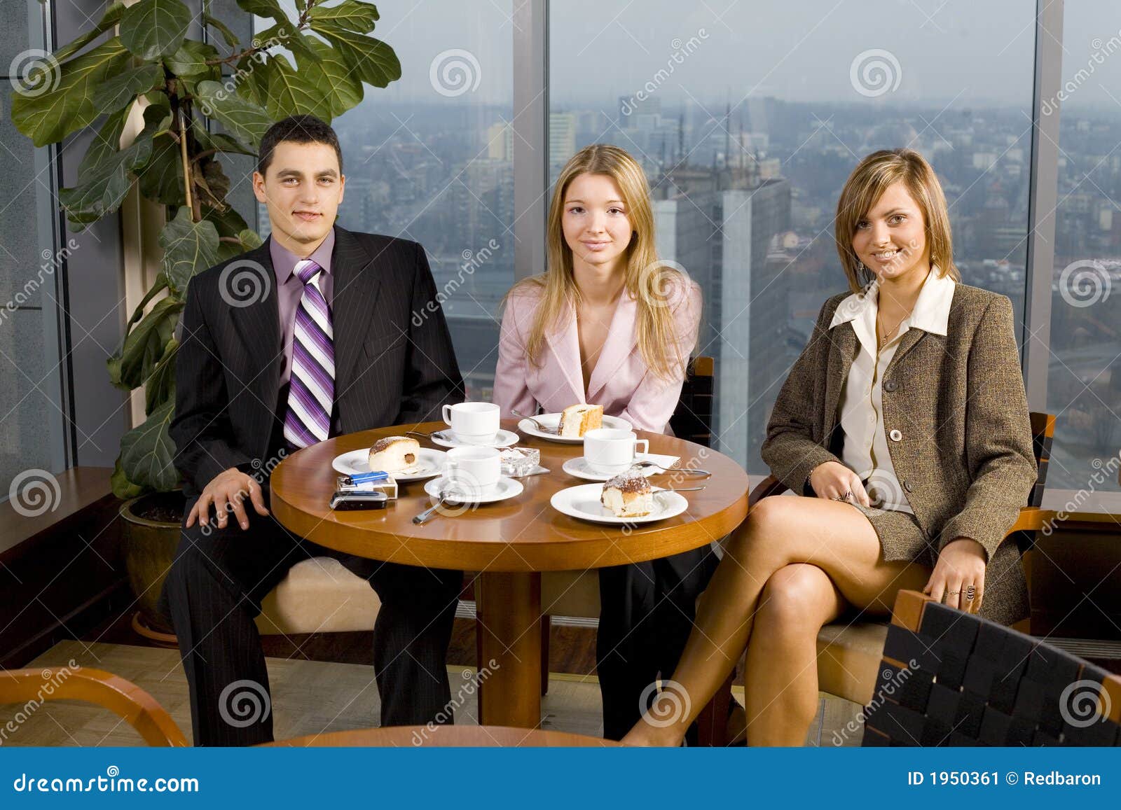 Group of Business People at the Table Stock Image - Image of ...