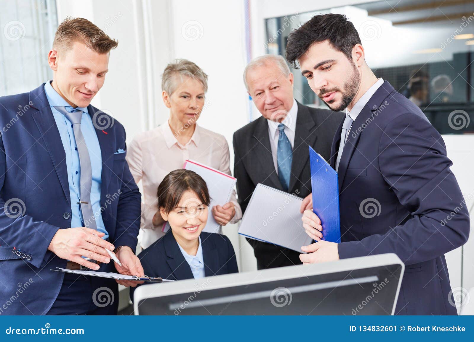 Group of Business People Training Stock Image - Image of communication ...