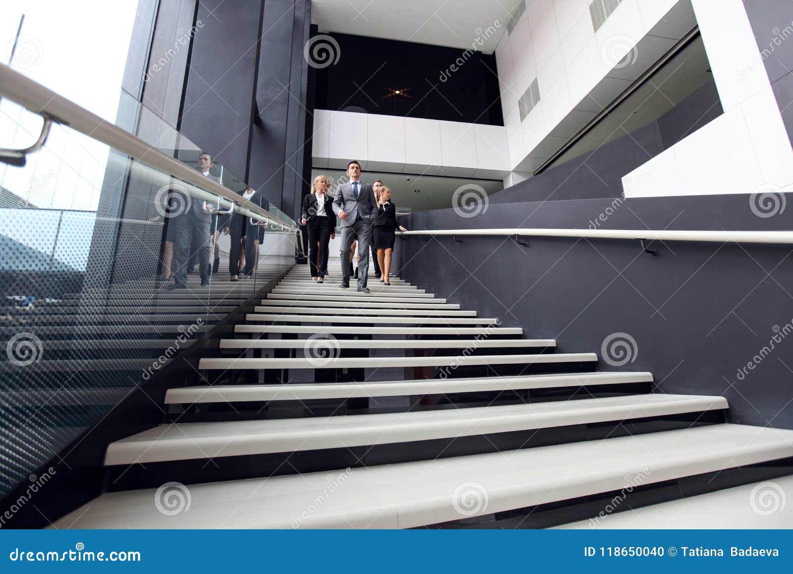 Group of Business People Walking at Stairs Stock Photo - Image of ...
