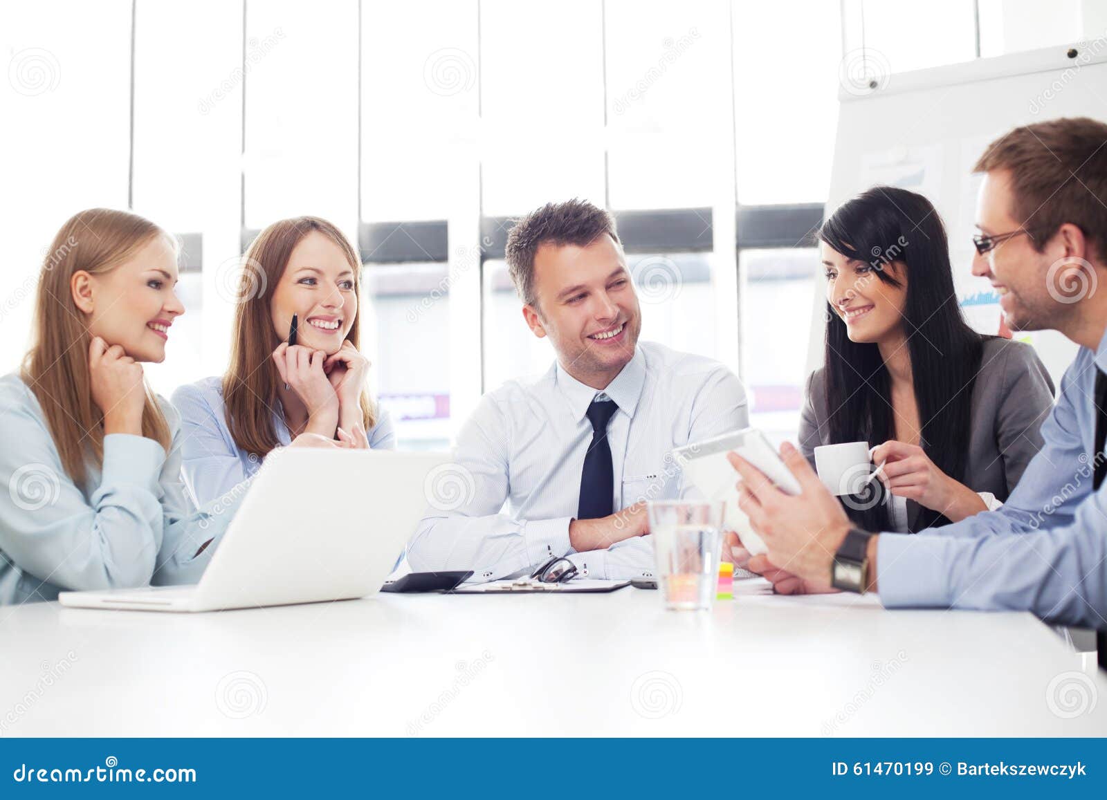 Group of Business People Working Stock Image - Image of handsome ...