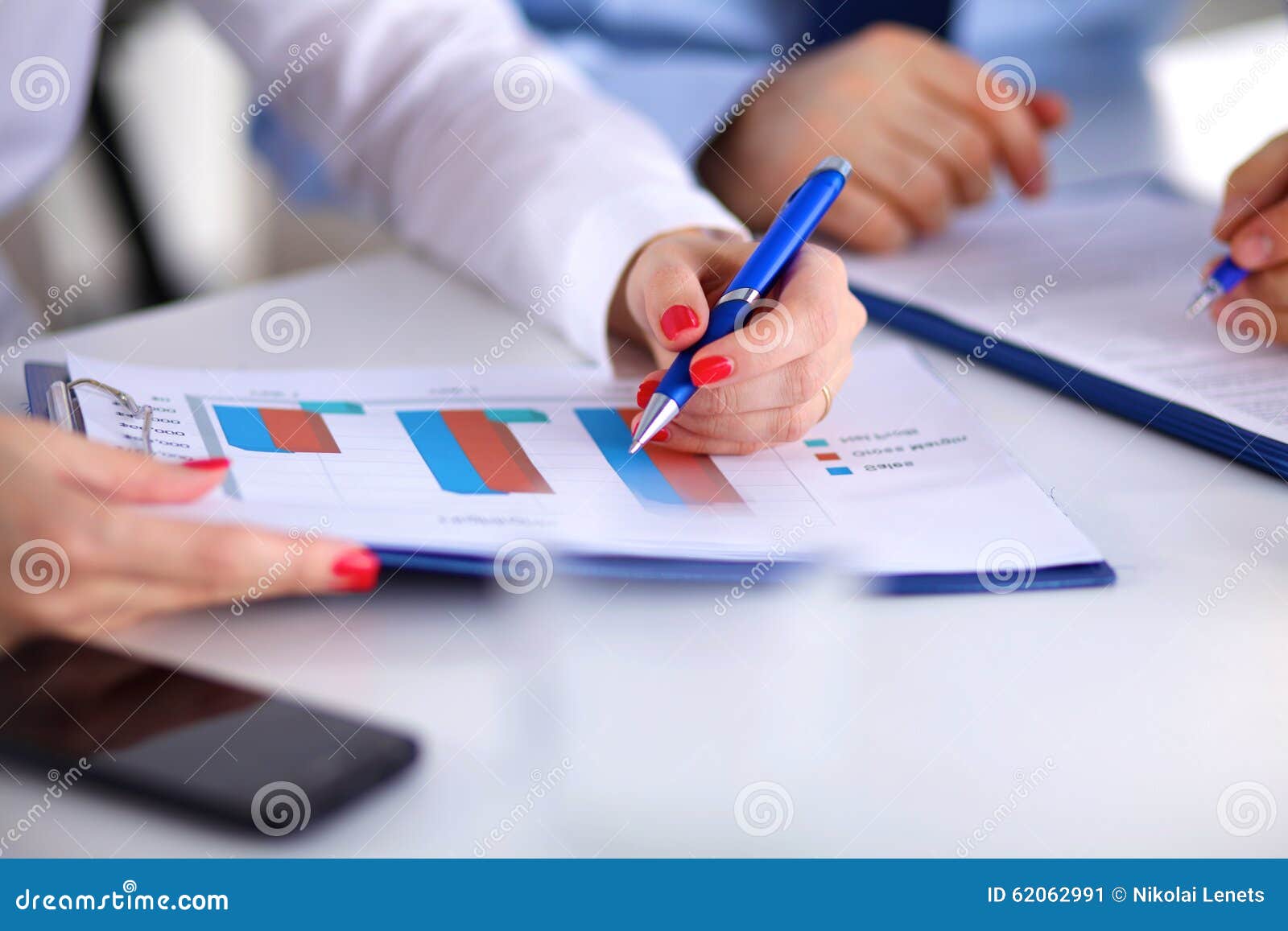 Group of Business People Working Together on White Stock Image - Image ...