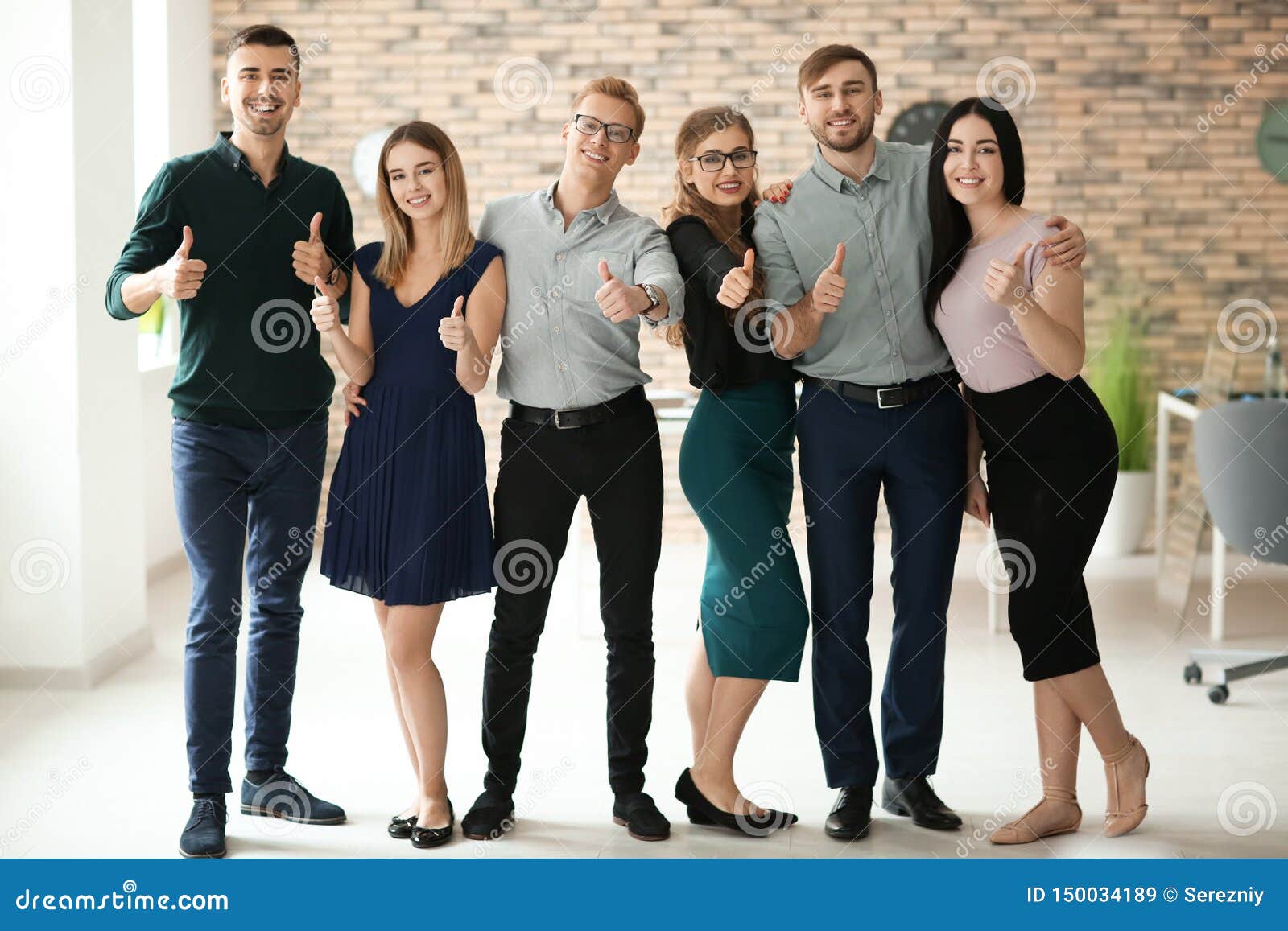 Group of Business Team in Office Stock Image - Image of clothes ...