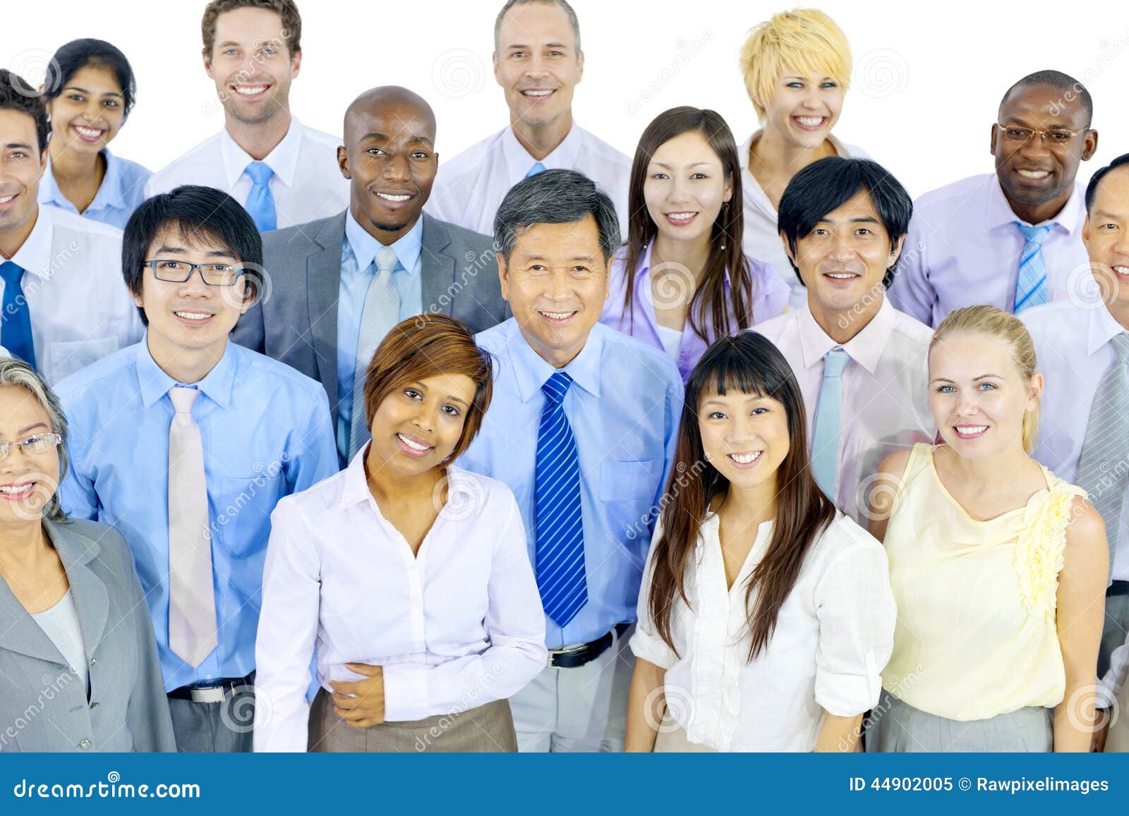 Group of Business Team Smiling Stock Image - Image of caucasian ...