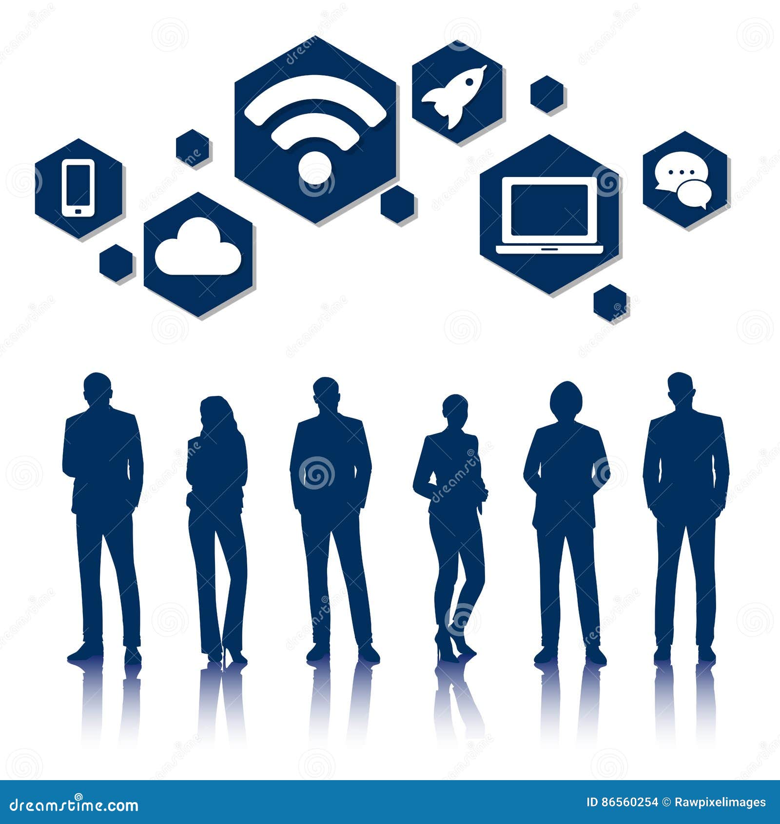 Group of Business Vector Set Collection Concept Stock Vector ...