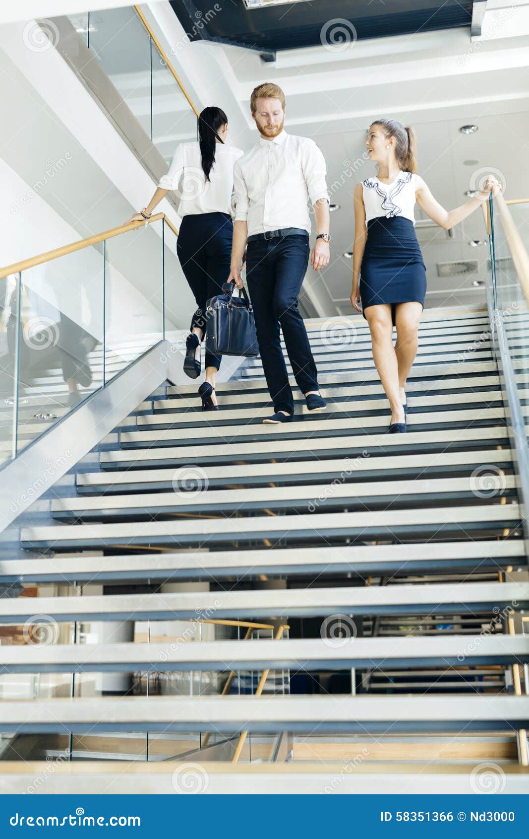Group of Businessman Walking and Taking Stairs Stock Photo - Image of ...