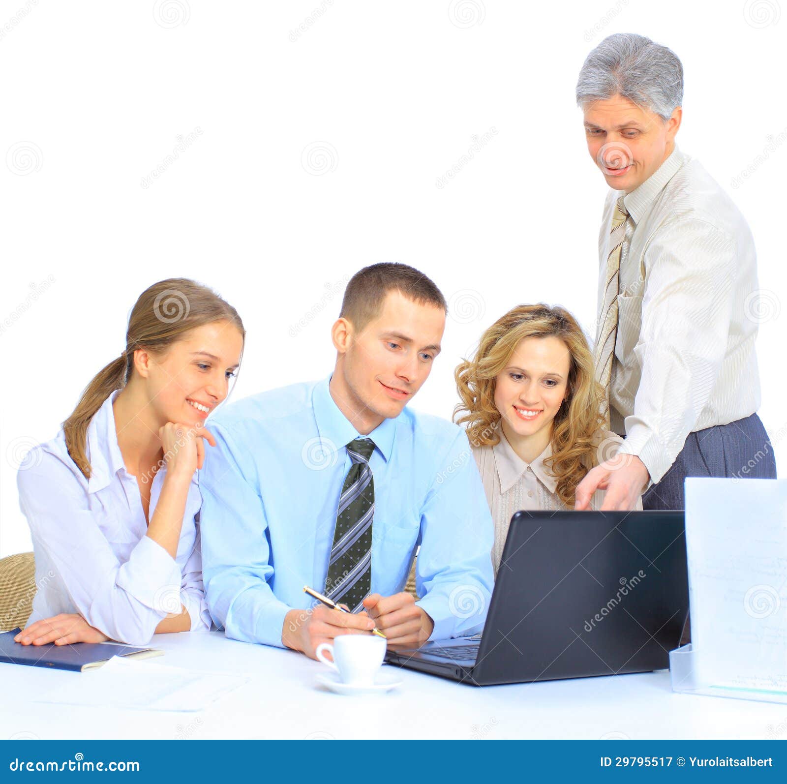 Group of Businessmen the Conclusion Stock Image - Image of people, idea ...