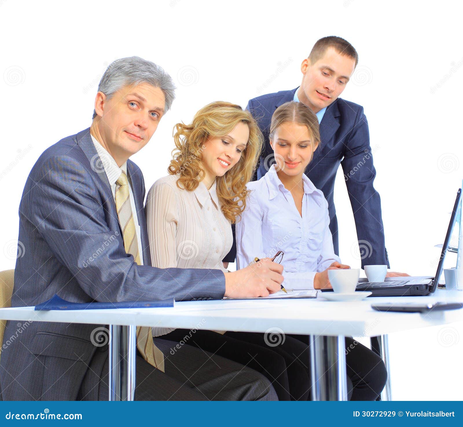 Group of Businessmen the Conclusion Stock Image - Image of conceptual ...