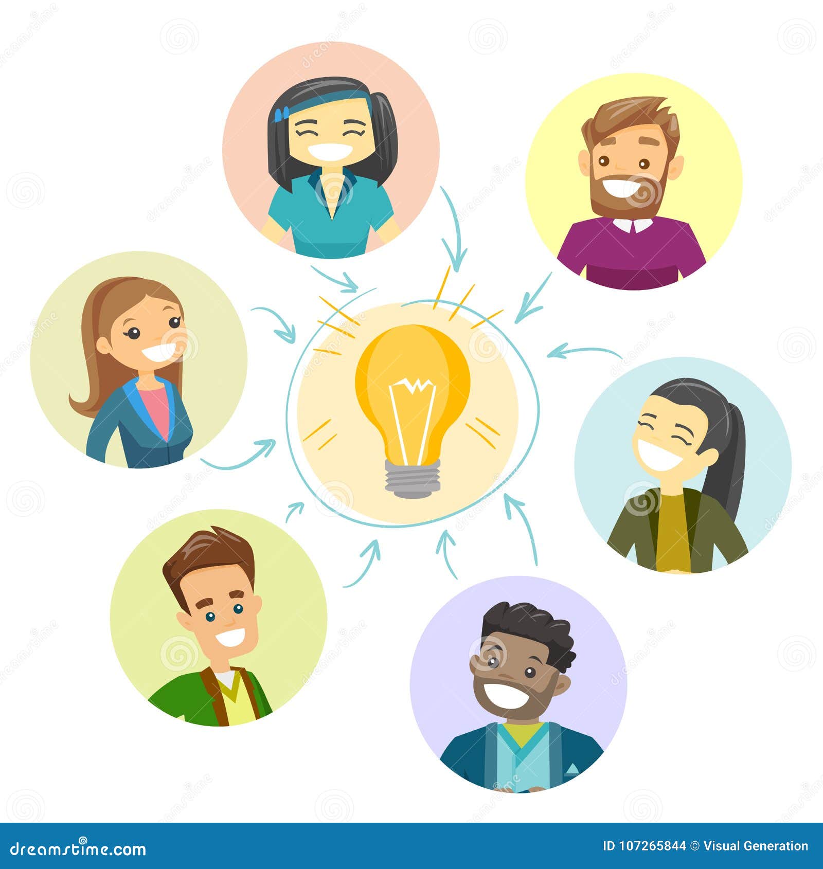 Group of Businessmen Discussing Business Idea. Stock Vector ... Group of Businessmen Discussing Business Idea. Stock Vector ...