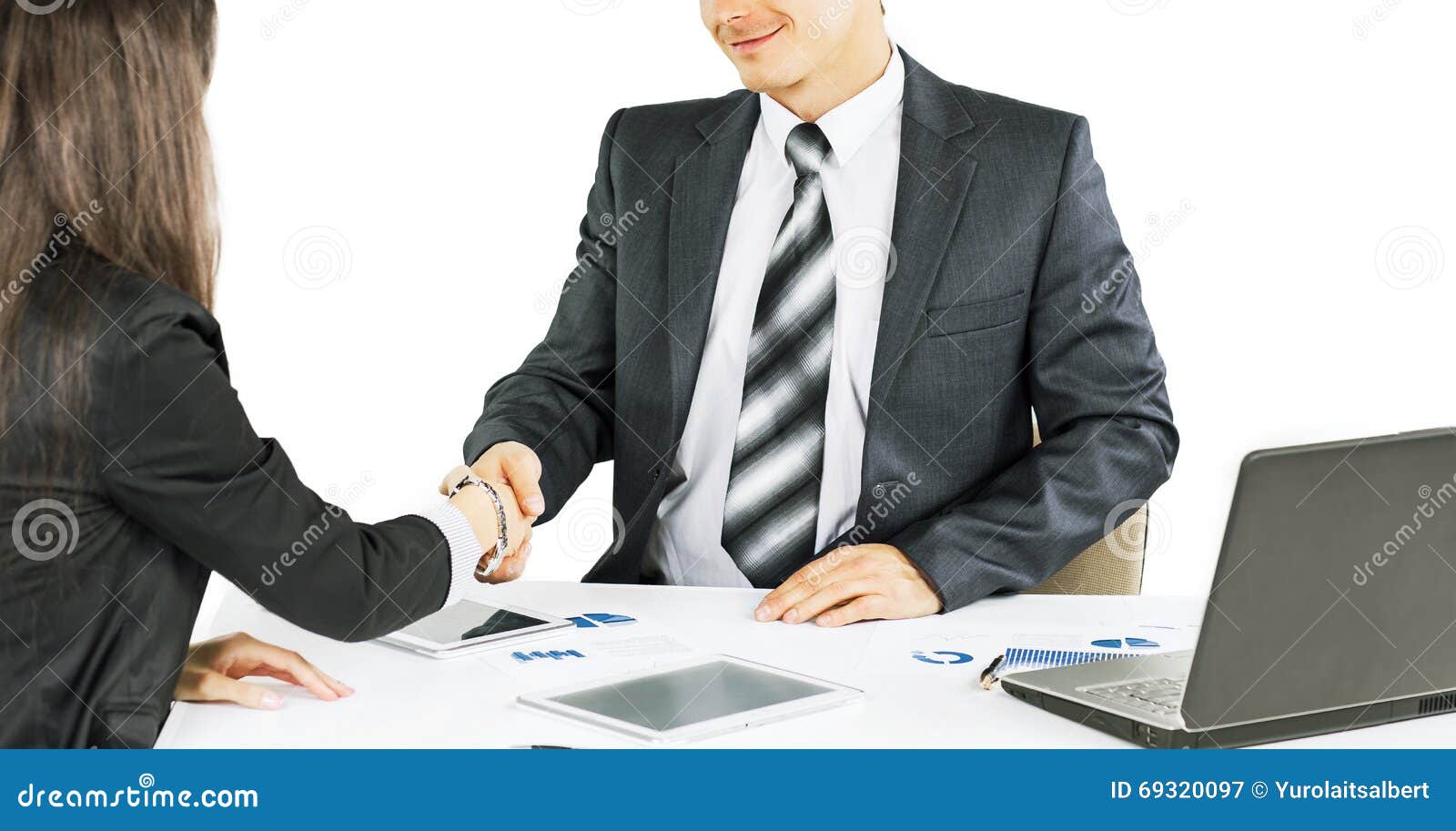 A Group of Businessmen Discussing the Policy of the Company in T Stock ...