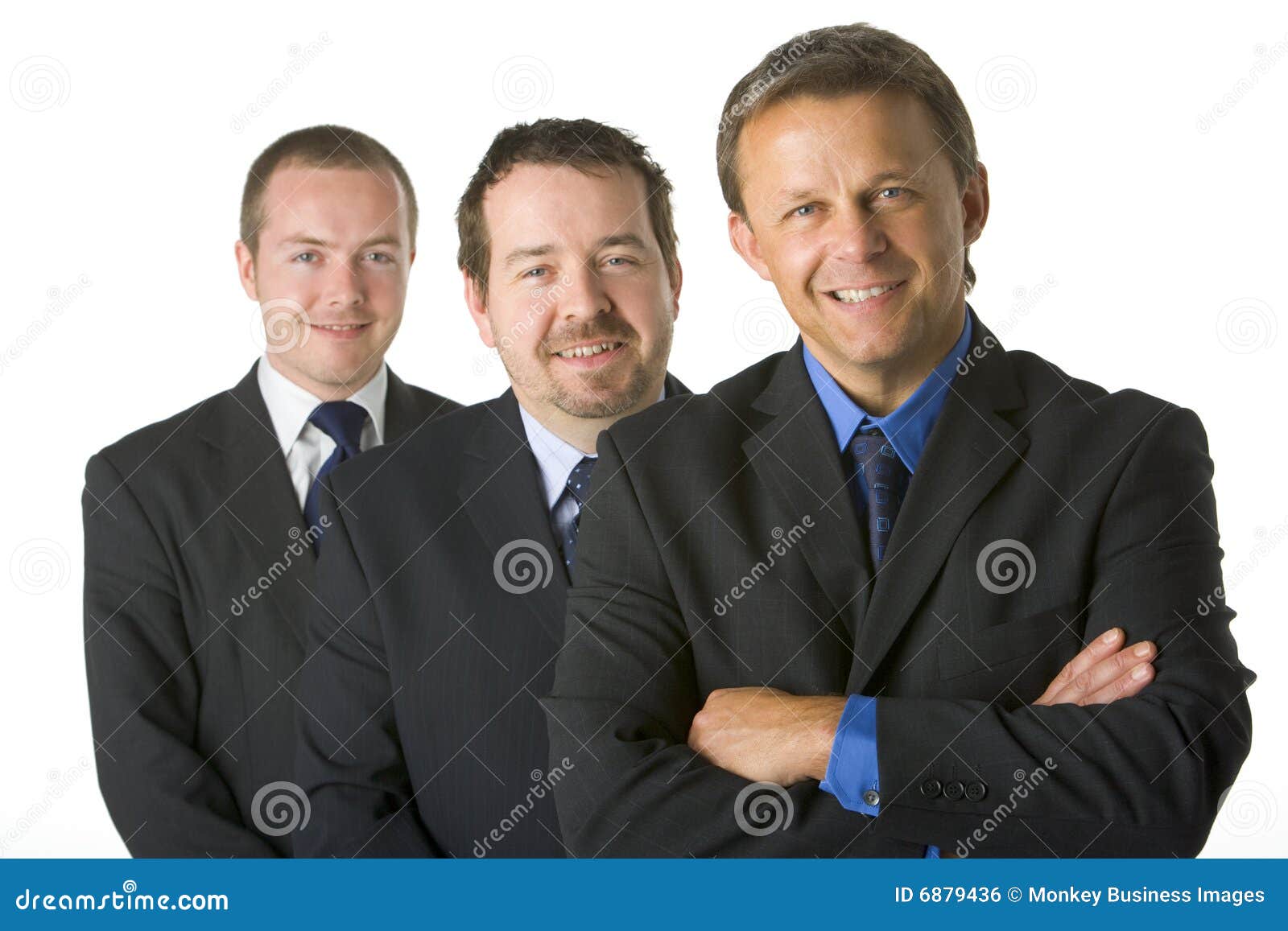 Group of Businessmen Smiling Stock Photo - Image of camera, standing ...