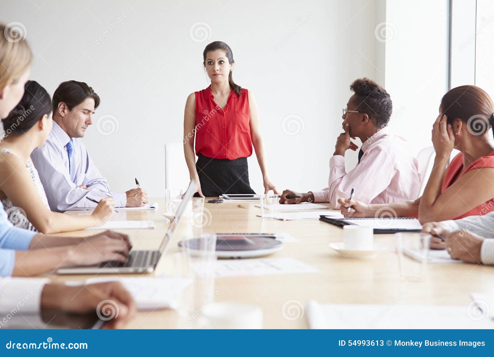 Group of Businesspeople Meeting Around Boardroom Table Stock Image ... Group of Businesspeople Meeting Around Boardroom Table Stock Image ...