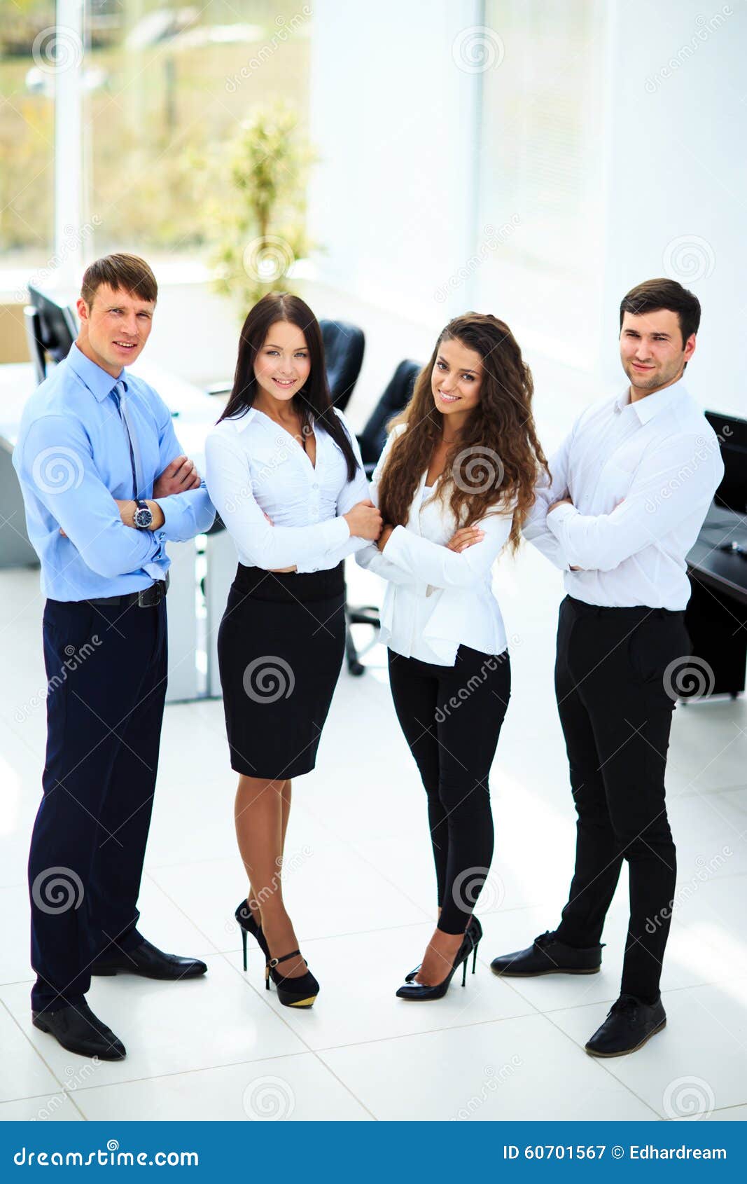 Group of Businesspeople Standing Stock Image - Image of businesswoman ...