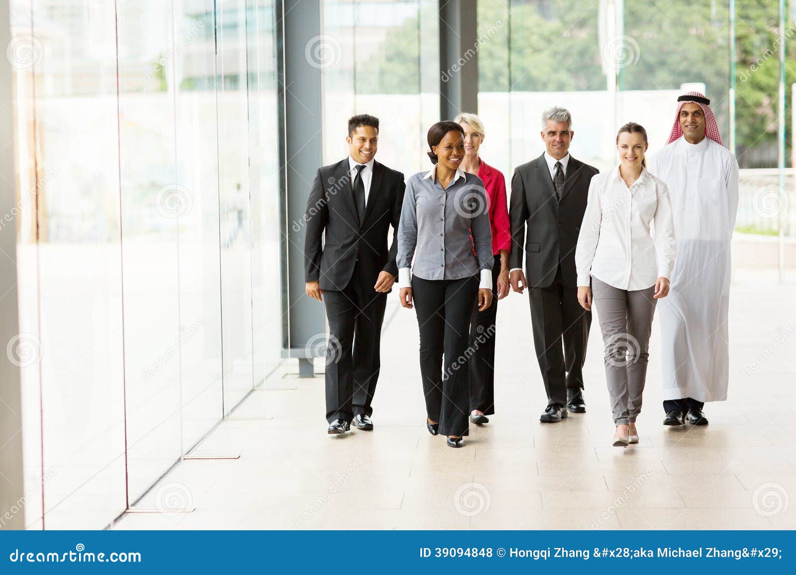 Group Businesspeople Walking Stock Photo - Image of african, ethnic ...